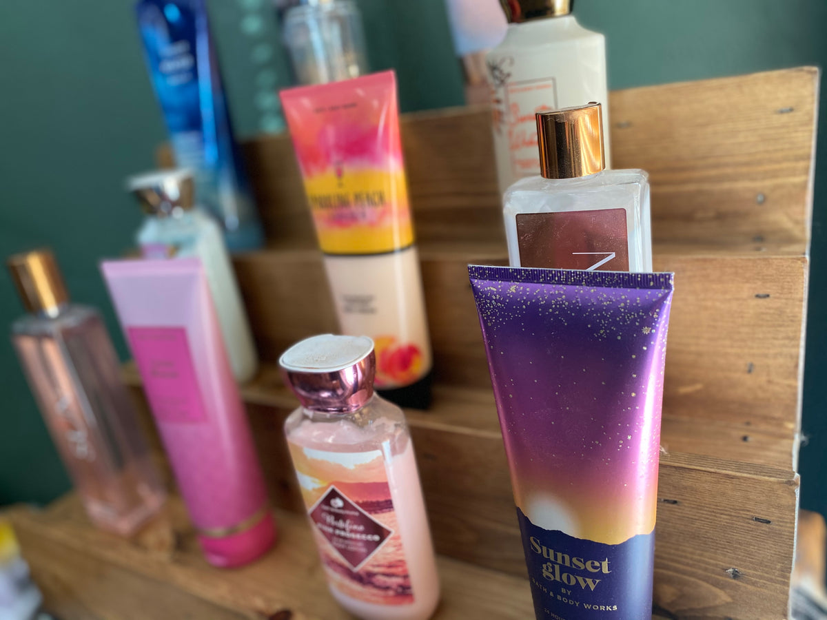 Fragrance Display Shelf – Rustic Ranch Creations